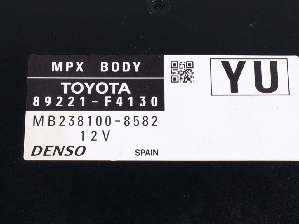 BSI Control Module Fuse Box Toyota C-HR 16-23 89221-F4130 • Parts for ...